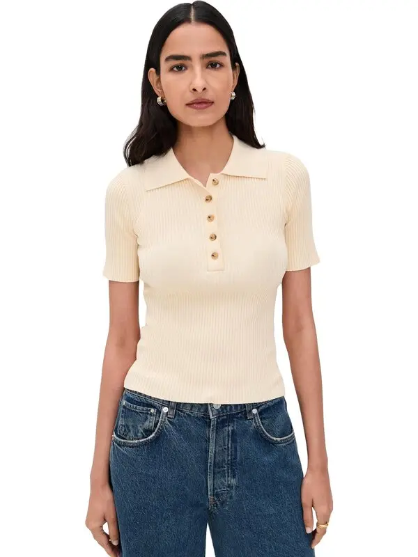 NOTHING PLEASE Stacey Short Sleeve Shirt - Butter Yellow
