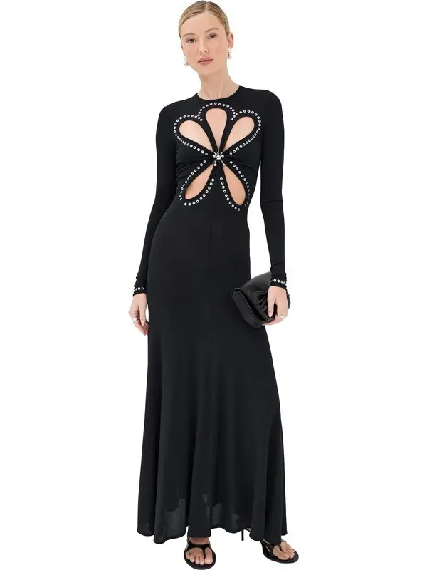 Rabanne Robe Dress - Black