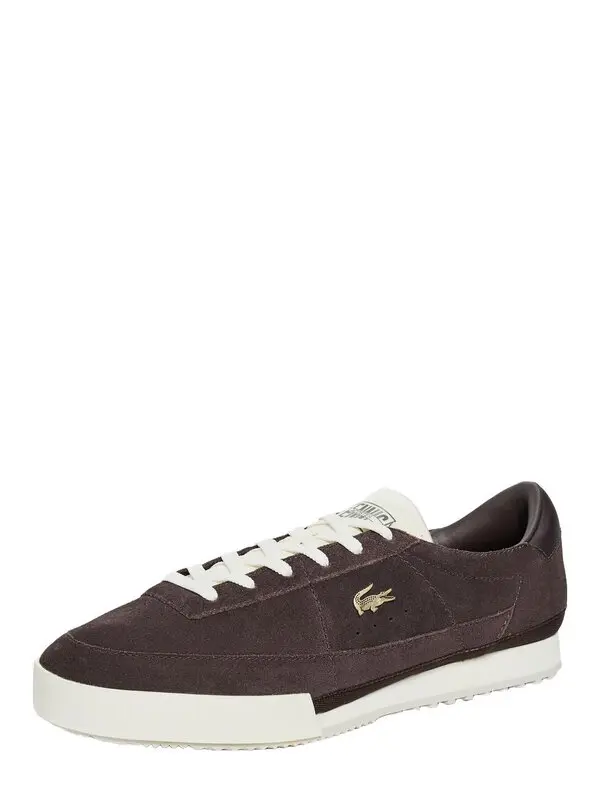 Lacoste Aura Sneakers - Dark Brown & Off White