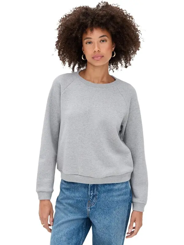 JAMIE HALLER The Daily Sweatshirt - Heather Grey