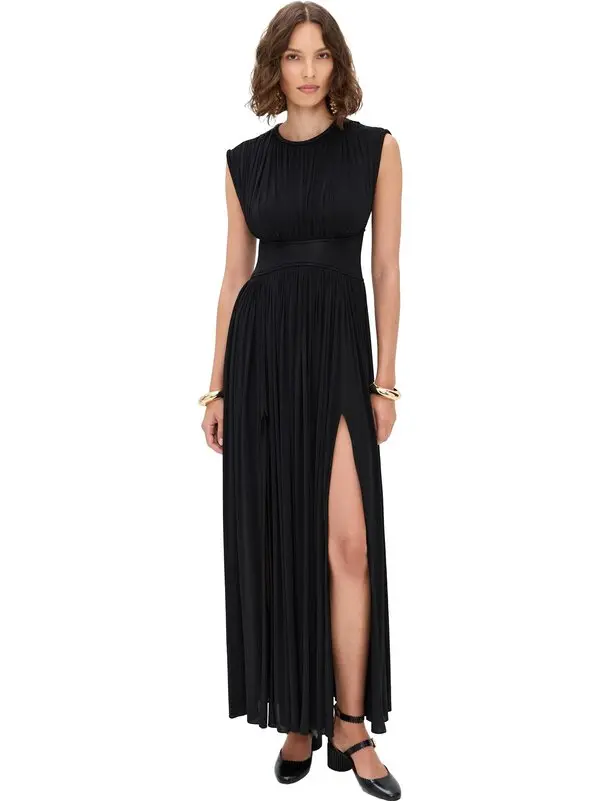 Zimmermann Hypnotic Column Dress - Black