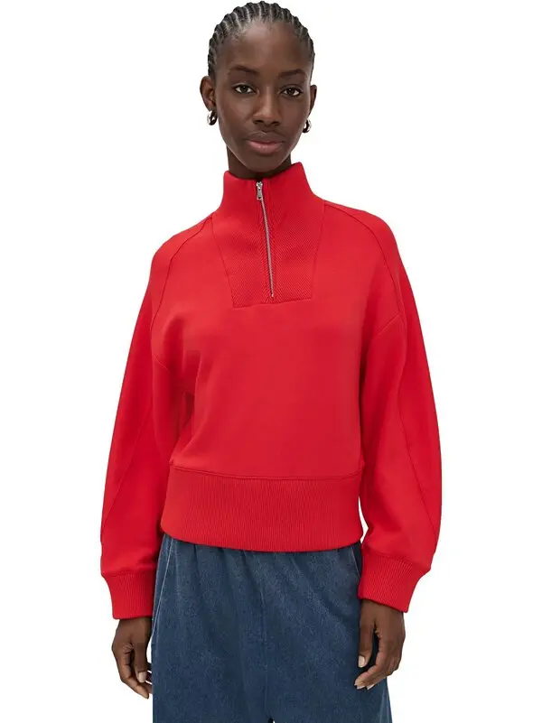 LE BOP Quarter-zip Pullover - Crimson