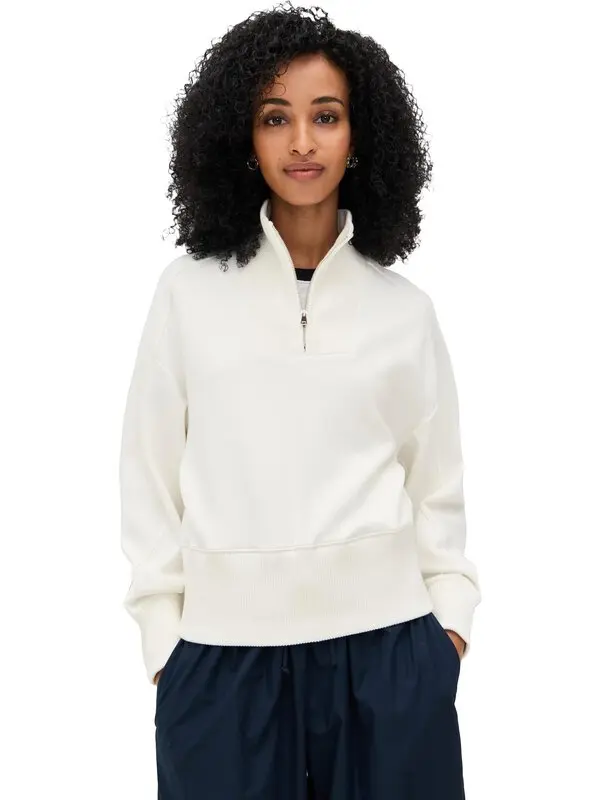 LE BOP Quarter-zip Pullover - Ivory
