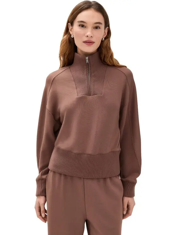 LE BOP Quarter-zip Pullover - Nutmeg