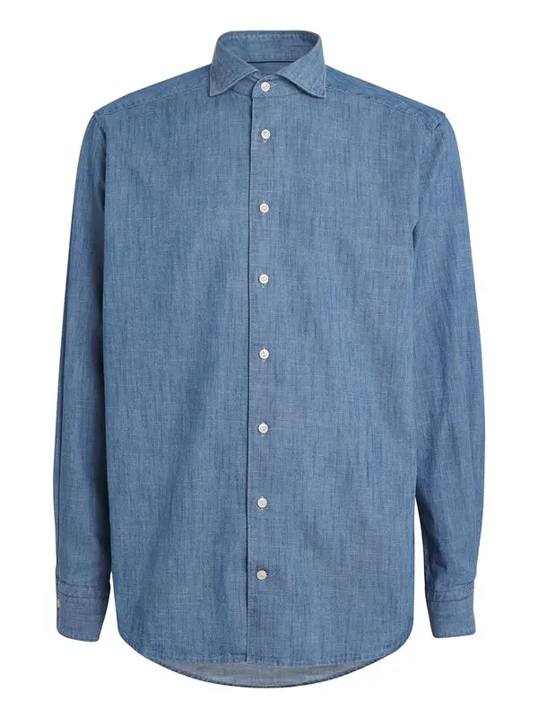 Eton Denim Contemporary Fit Shirt - Blue
