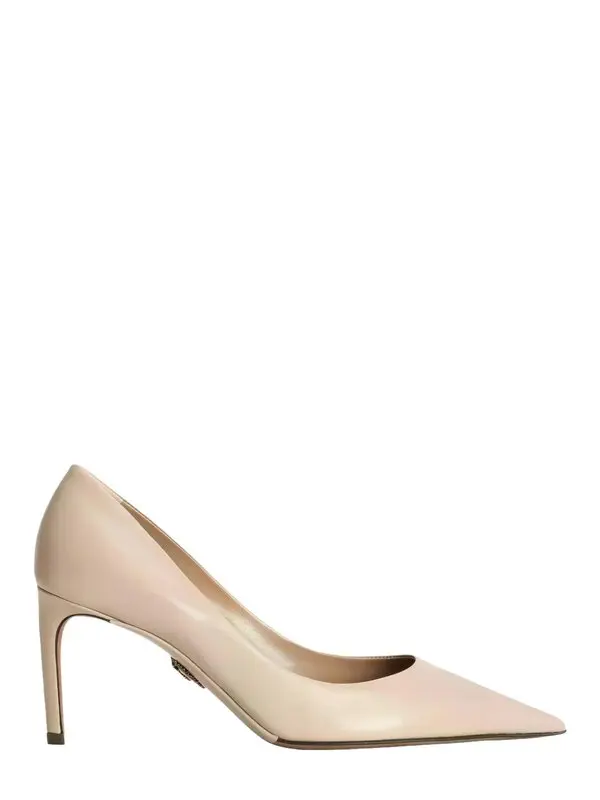 Dolce & Gabbana 80mm Pointed-toe Leather Pumps - Neutrals