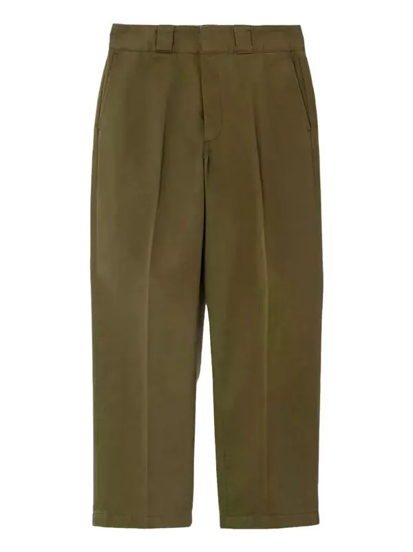 RE/DONE Pressed-crease Trousers - Green