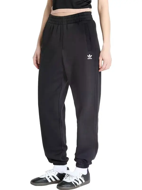 Adidas Elasticated-waist Joggers - Black