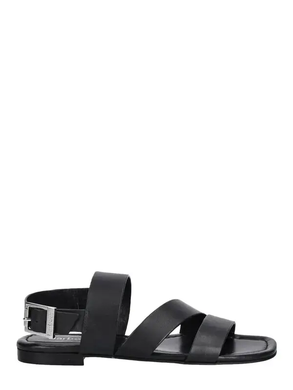 Barbour Leather Sandals - Black