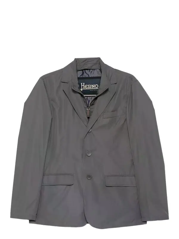 Herno Three-button Jacket - Grey