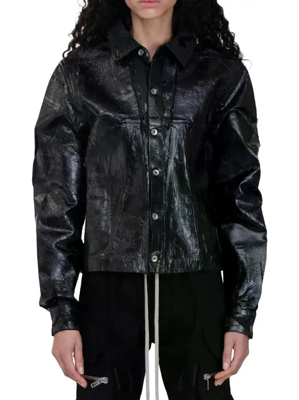 Rick Owens Crinkled-effect Shirt - Black