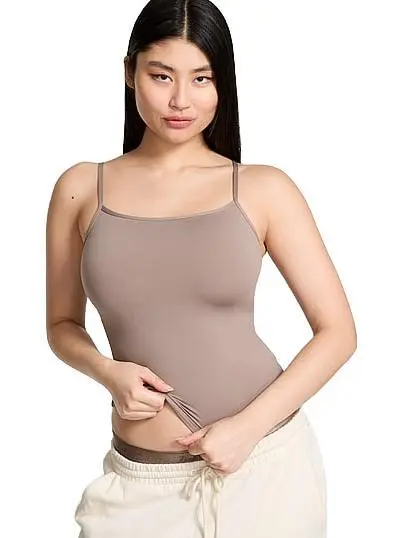 Pink Base Stretch™ Cami - Brown