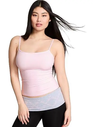 Pink Base Stretch Cami - Pink