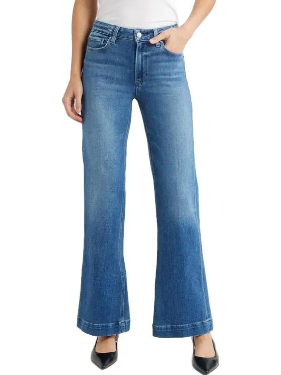 Paige Leenah High-waist Wide-leg Jeans - Westminster