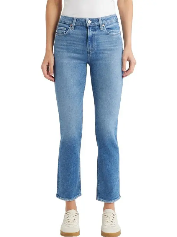 Paige Cindy High-waist Straight-leg Ankle Jeans - Buckingham