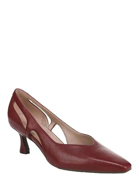 Naturalizer Gracie Pointed Toe Pump - Cranberry Leather