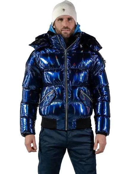 WOODPECKER Woody Bomber Quilted Coat - Oily Blue