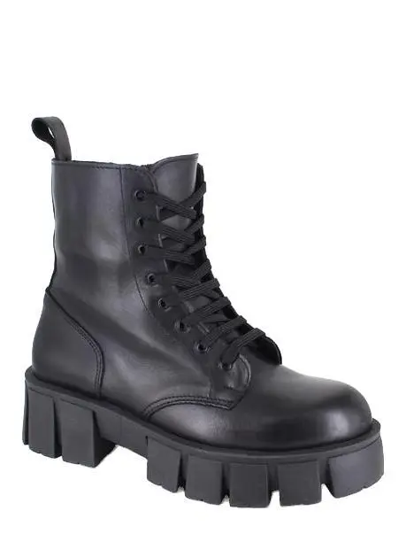 ZIGI Alejandria Lug Sole Boot - Black Leather