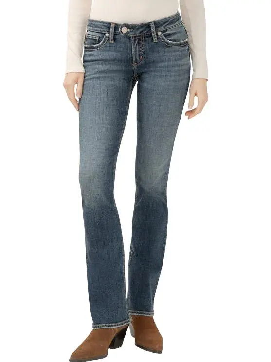 SILVER JEANS CO. Tuesday Low Rise Slim Bootcut Jeans - Billie