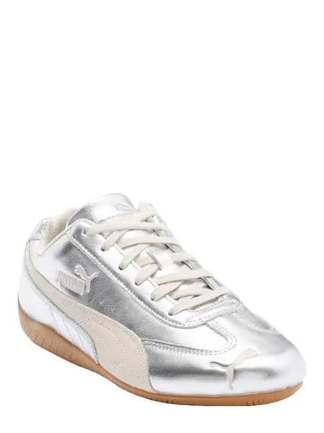 PUMA Speedcat Metallic Sneakers - Alpine Snow/gum