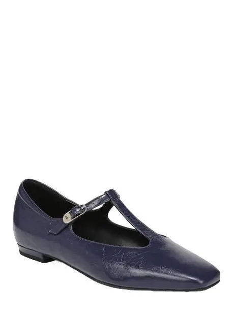 27 EDIT NATURALIZER Bella T-strap Flat - Midnight Blue