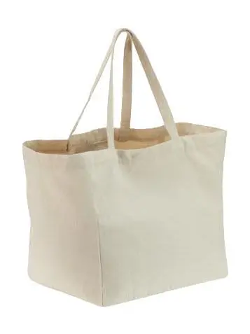 TWINE Canvas Grocery Tote 8.3 Gallon - Brown
