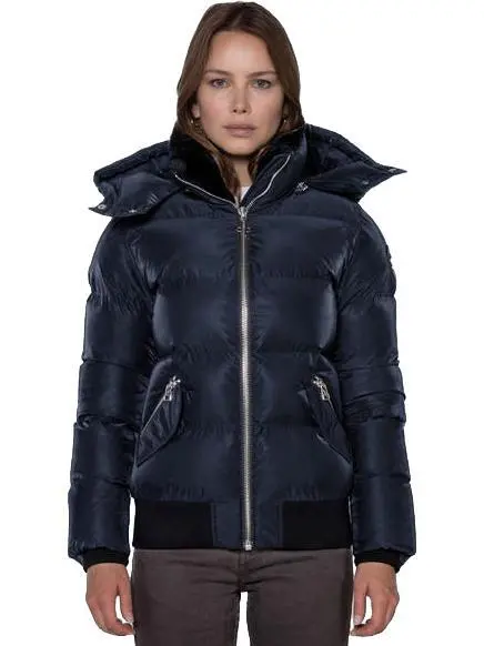 WOODPECKER Woody Bomber Quilted Coat - Blue Diamond