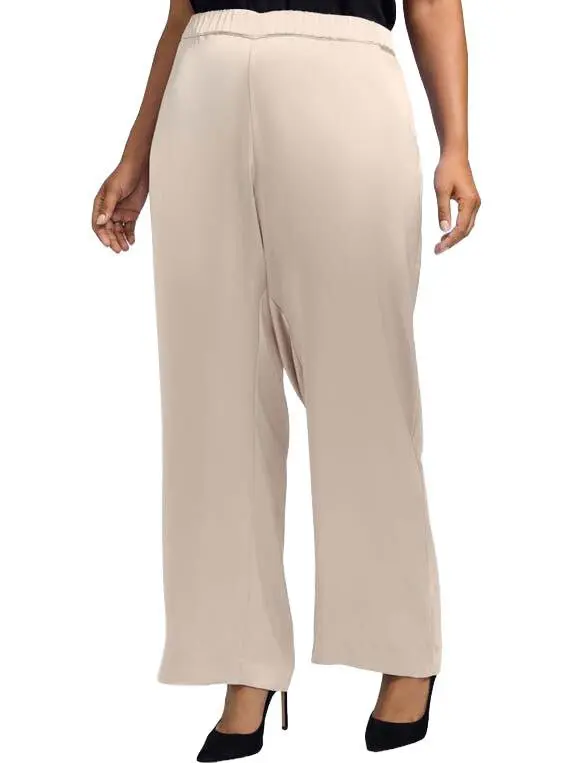 Foxcroft Ankle-length Pull-on Pants - Champagne