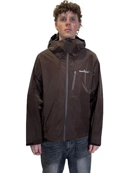 WOODPECKER Wind Rain Shell Jacket - Mocha Diamond
