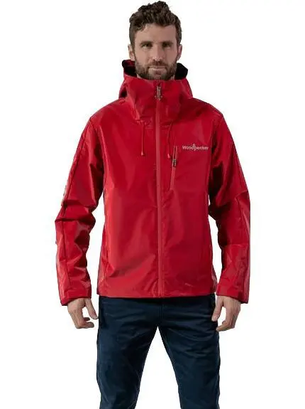 WOODPECKER Wind Rain Shell Jacket - Red Diamond