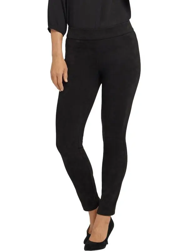 NYDJ Faux Suede Leggings - Black