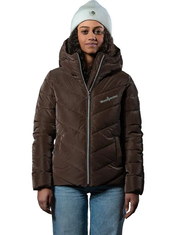 WOODPECKER Robin Weight Coat - Mocha Diamond