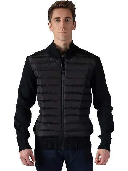 WOODPECKER Hybrid Knit Jacket - Matte Black