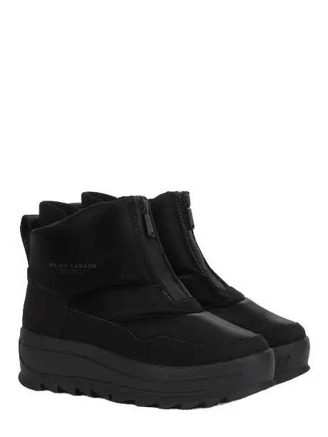 Pajar Gala Front Zip Waterproof Ankle Bootie - Black