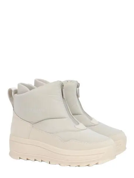 Pajar Gala Front Zip Waterproof Ankle Bootie - Chalk