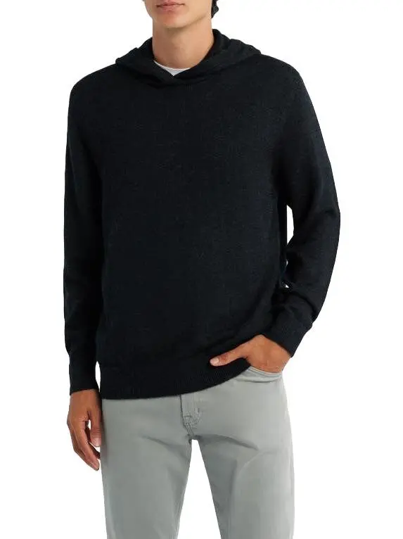 ALEX CRANE Campo Hooded Merino Wool Sweater - Ink