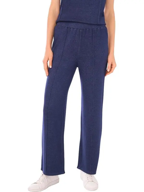 Vince Camuto Pleated Wide Leg Pants - Dusk