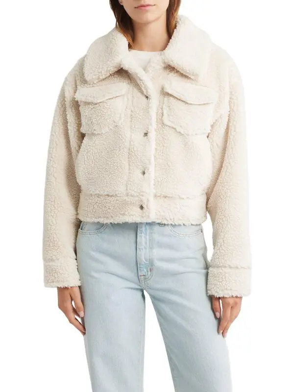 UGG Faux Shearling Trucker Jacket - Natural Ii