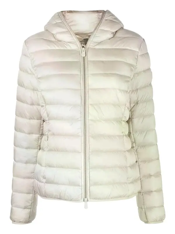 SAVE THE DUCK Iris Lightweight Puffer Jacket - Neutrals