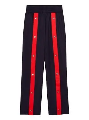 PUMA X Laquan Smith High Waisted Track Pants - New Navy Blue