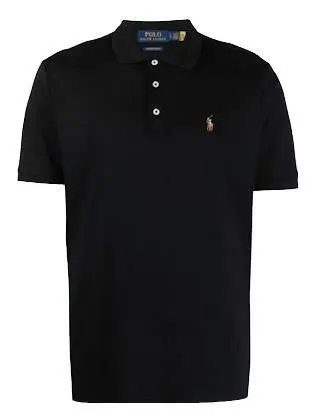 Polo Ralph Lauren Polo Shirt Ralph Lauren Short Sleeve Soft Touch Polo Shirt - Black