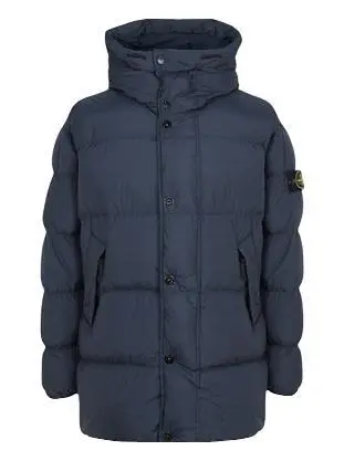 Stone Island Padded Jacket - Navy Blue