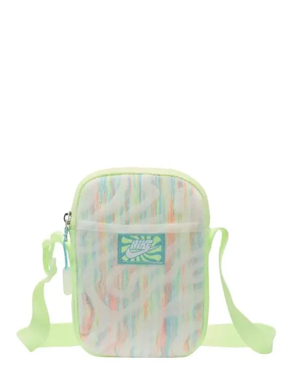 Nike Heritage Crossbody Small 1l Bag - Barely Volt/white/dusty Cactus