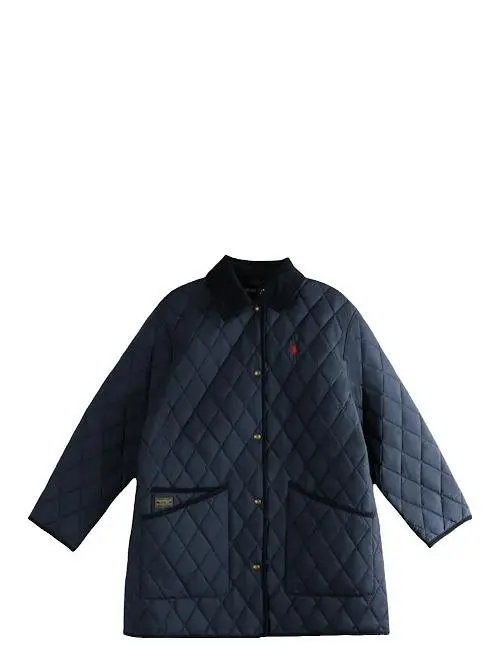 Polo Ralph Lauren Quilted Coat - Navy Blue