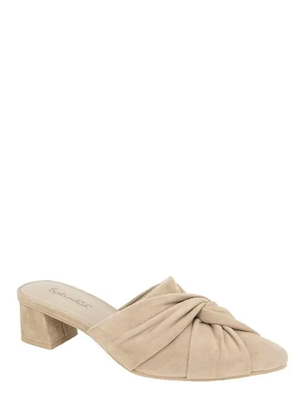 Splendid Lanis Suede Mule - Natural
