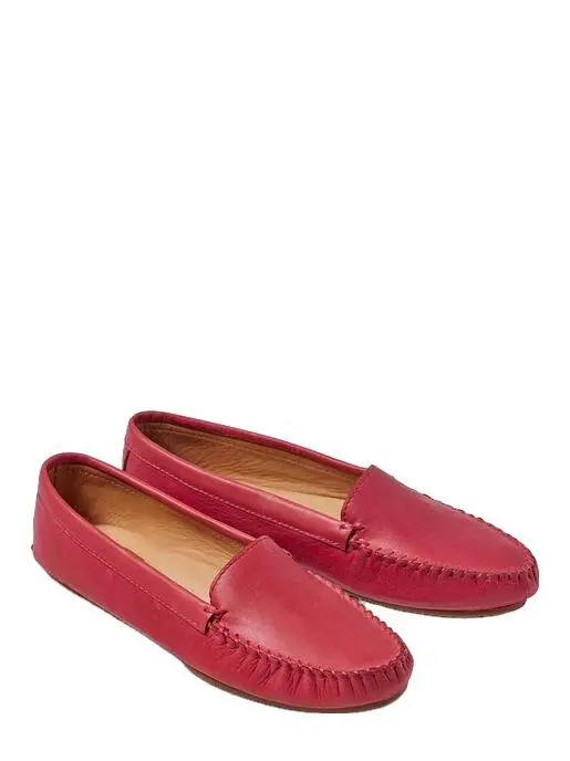 Beek Duck Leather Loafer - Red