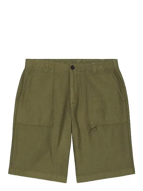 ALLSAINTS Talbot Twill Shorts - Eden Green