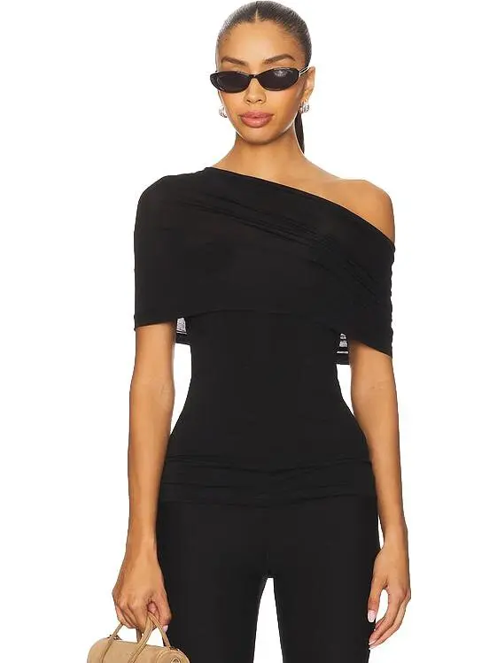 Helmut Lang Sash Top - Black