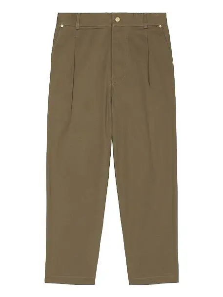 DRÃ´LE DE MONSIEUR Le Pantalon Cropped Twill Pants - Taupe