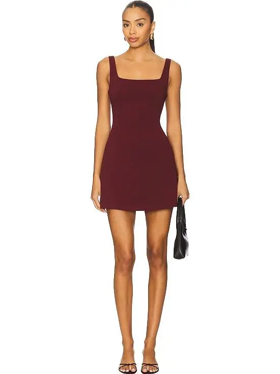 SNDYS. Olive Mini Dress - Wine